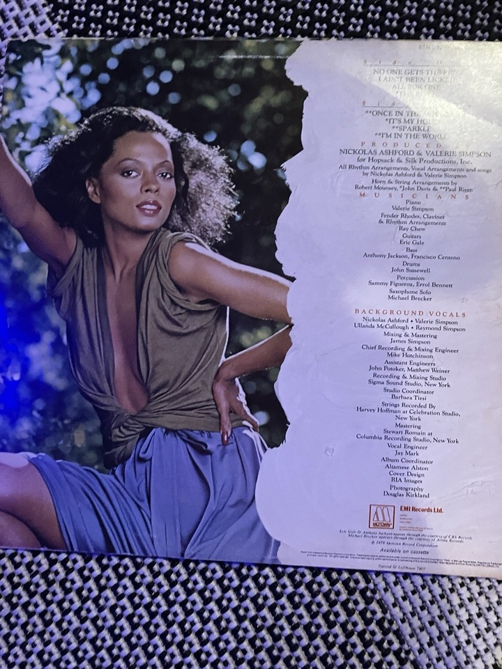 DIANA ROSS - THE BOSS - UK MOTOWN VINYL ALBUM LP - STML - EXCELLENT ...