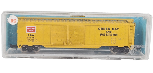 Atlas N Scale 3611 Green Bay & Western 50 Double Door Boxcar 15330 ...