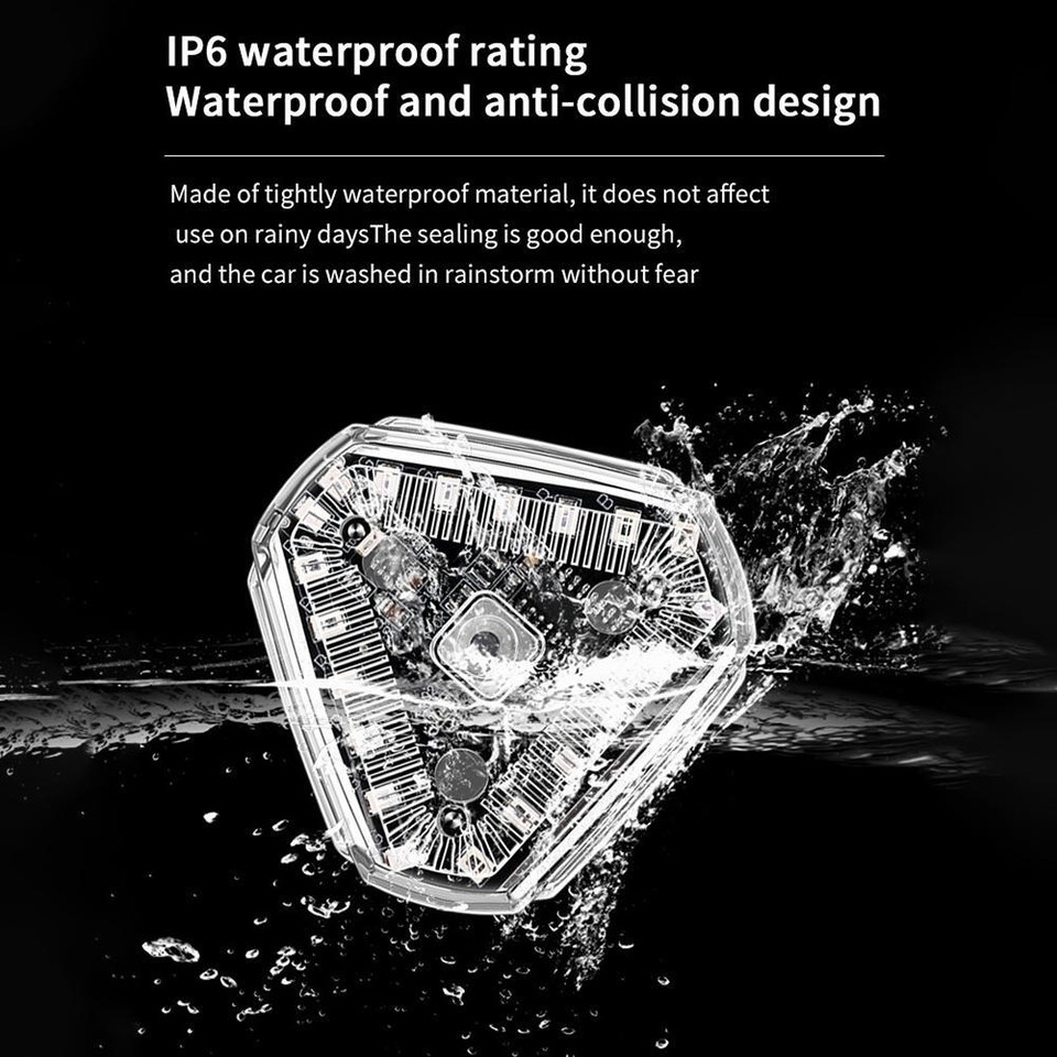 Motorcycle triangle aircraft light{ | eBay