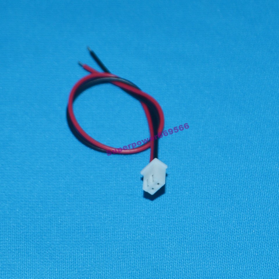 50pc JST-XH 2pin Connector UL1007 22AWG 150mm Wire for Li-ion Li ...