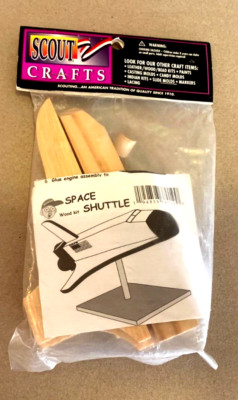 SCOUT CRAFTS WOODEN SPACE SHUTTLE KIT | eBay