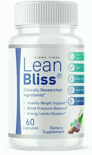 Lean Bliss Weight loss Pills to Burn Fat & Boost Metabolism 60ct ...