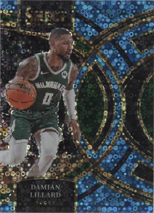 2023-24 Panini Select - Premier Level Damian Lillard #138 Light Blue ...