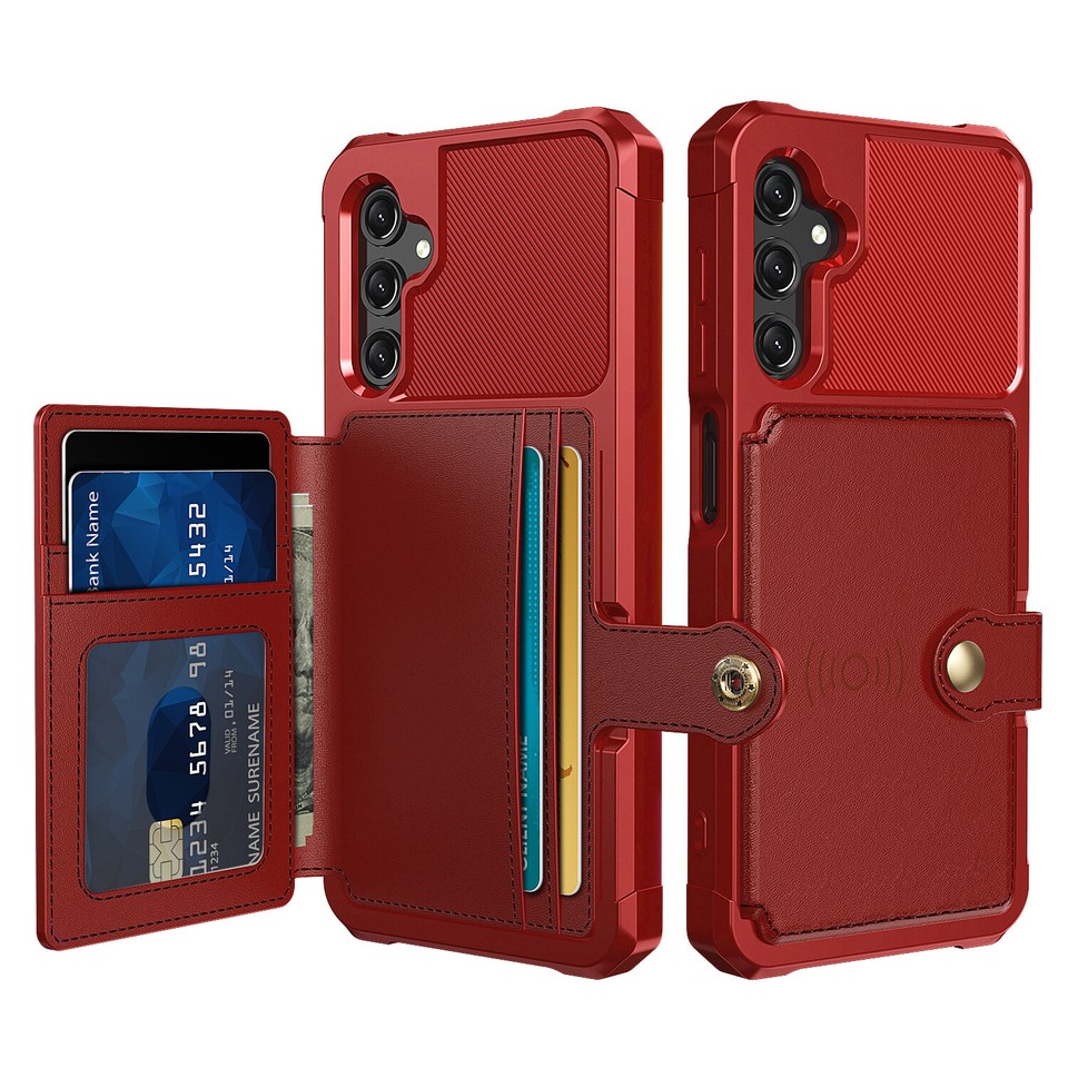 For Samsung Galaxy A17 A16 A36 A56 A15 A35 Leather Wallet Shockproof ...