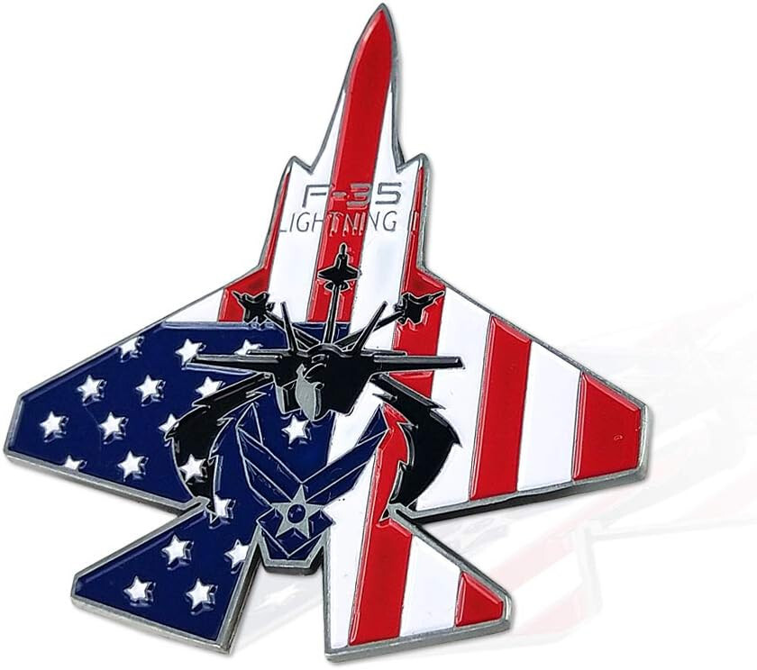 US Military Air Force Challenge Coin F-35 Lightning II Fighter Jet ...