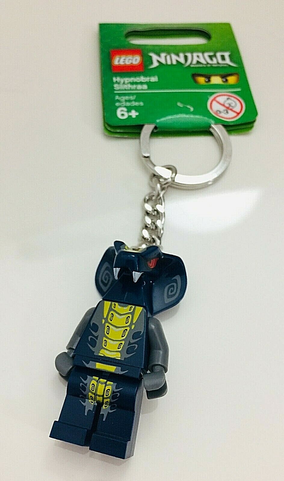 NWT AUTHENTIC Rare LEGO Key Chain Ninjago Hypnobrai Slithraa Minifigure ...