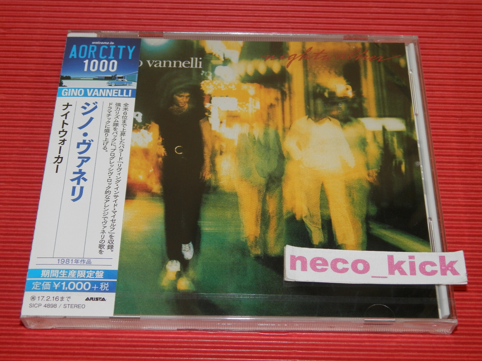 4BT 2016 AOR CITY 1000 GINO VANNELLI Nightwalker JAPAN CD | eBay