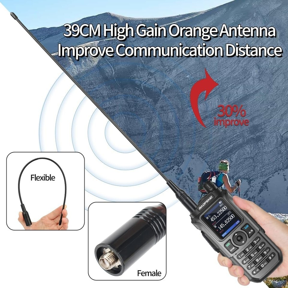 Digital Handheld Radio Scanner Fire Police VHF FM EMS Ham 2 Way ...