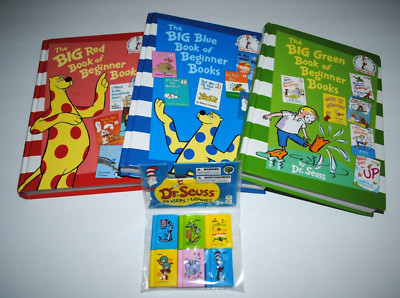 DR. SEUSS THE BIG GREEN BLUE RED BOOK OF BEGINNER BOOKS & DR. SEUSS ...