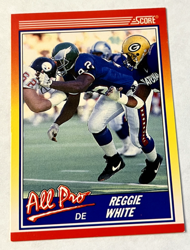 1990 Score NFL Trading Card NFLPA All-Pro #574 Reggie White ...