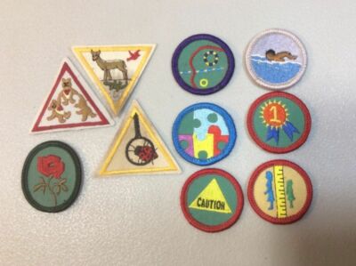 Scouting Patches Merit Awards Miscellaneous Lot Boy Scouts Girl Scouts ...