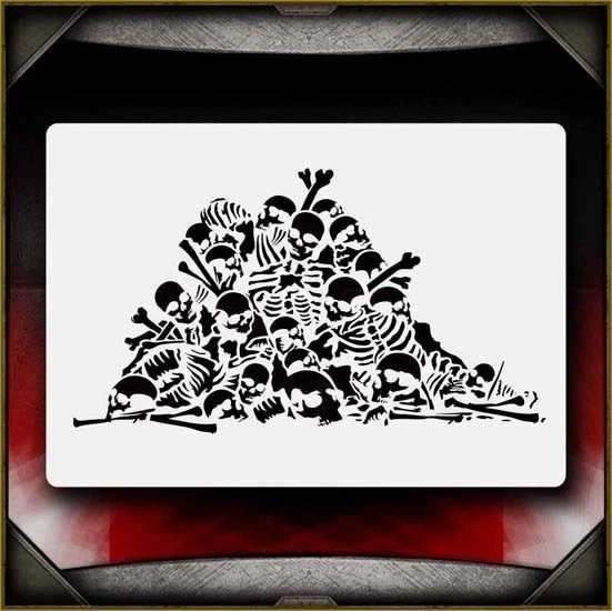 Sick Skull Stencils