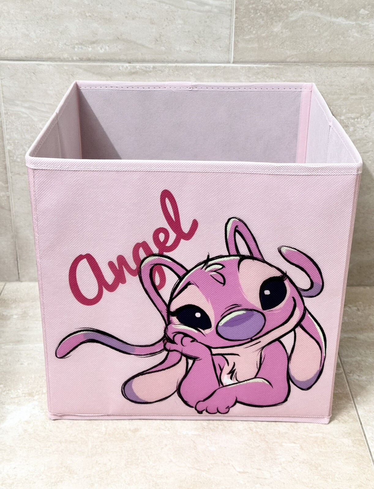 Disney Lilo & Stitch Angel Scrump Foldable Storage Cube *Primark*-NEW ...