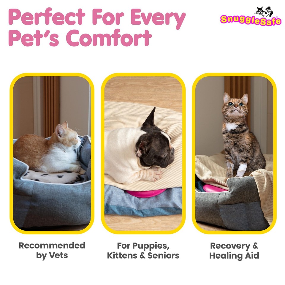 The 'Original' SnuggleSafe Microwave Heat Pad for Pets - Chew-Proof ...