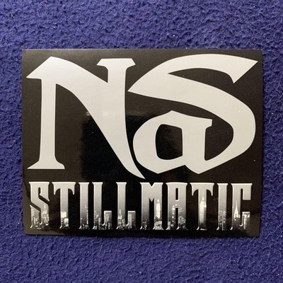 Nas STILLMATIC Sticker CD Purchase Bonus Promo Rare Hip Hop Sticker | eBay