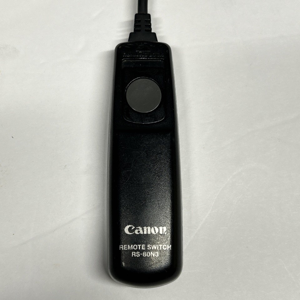 Canon Remote Switch RS-80N3 DSLR Genuine OEM | eBay