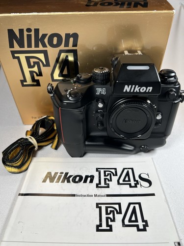Nikon F4s 35mm SLR Film Camera Body MB-21 Vintage F4 S | eBay