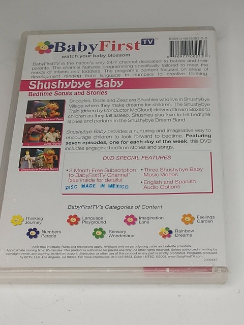 BabyFirstTV Presents - Shushybye Baby (DVD, 2008) for sale online | eBay