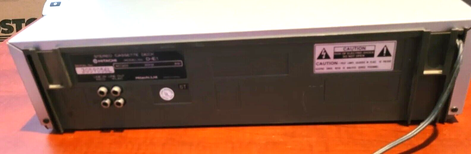 Vintage Hitachi D-E1 Stereo Cassette Tape Deck RARE | eBay