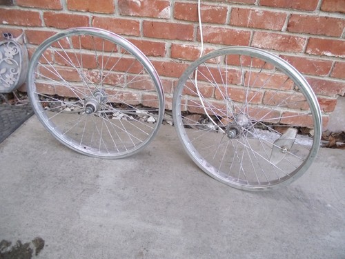 Vintage 80s Schwinn Predator Freeform BMX Bike wheel wheelset 20" Femco ...