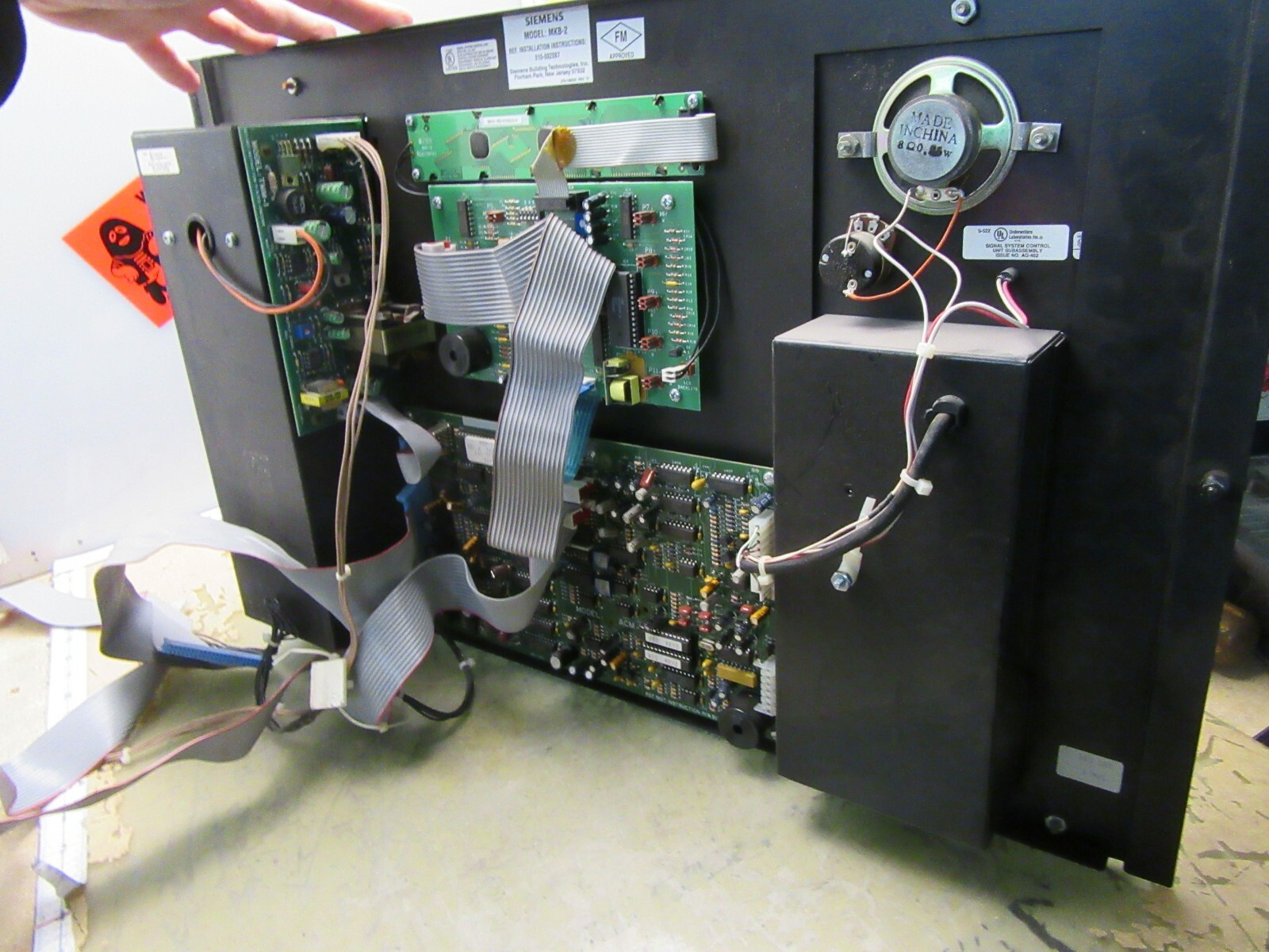 siemens mkb-2 fire alarm annunciator telephone microphone panel mxl [3 ...