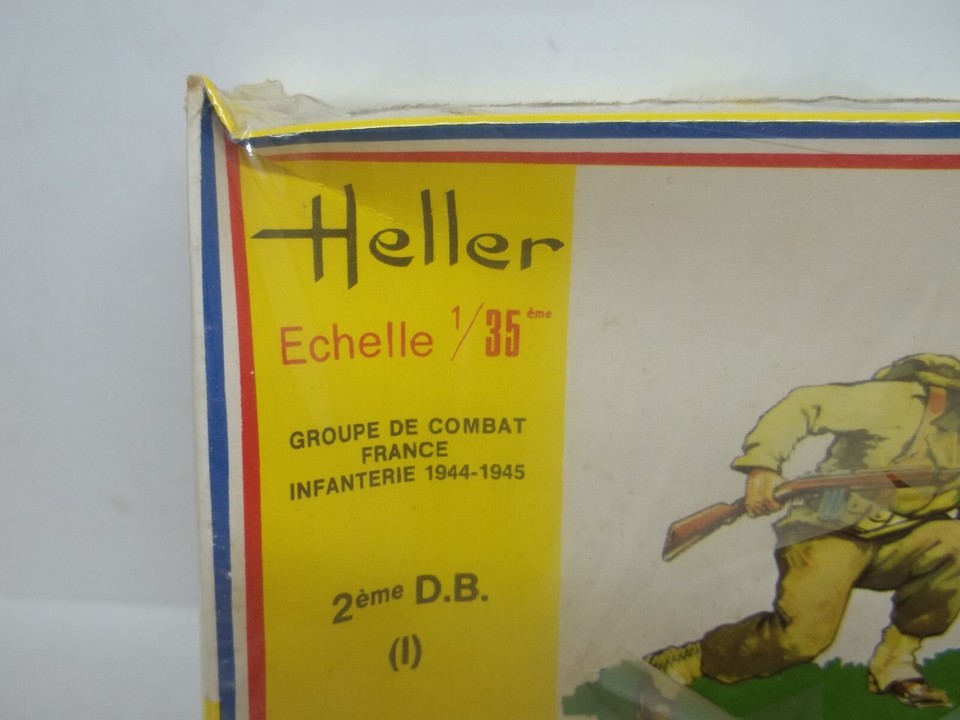 Heller Echelle Group Combat 1:35 Scale Model Figures Kit New Sealed ...