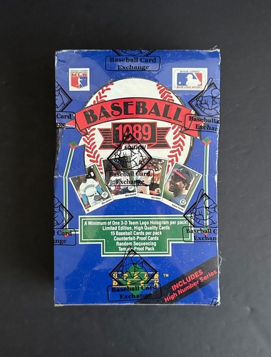 1989 Upper Deck Baseball Unopened Low Series Box BBCE Wrapped | eBay