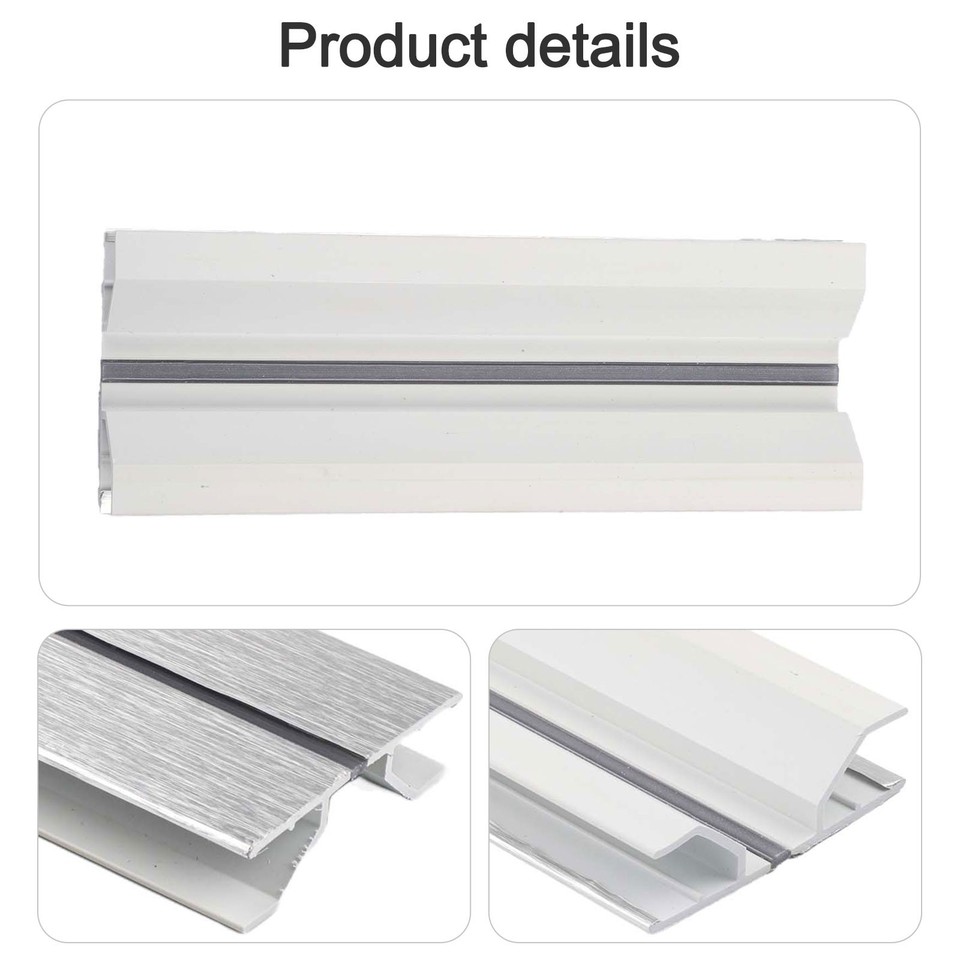 Silver Connector Skirting Board Base Connector Plastic Flexible ...