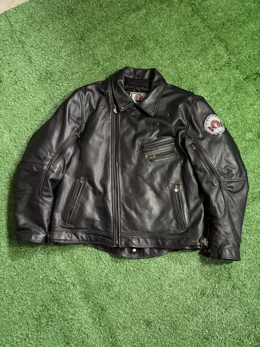 2012 Grateful Dead River Road Leather Jacket Skull Back Patch Rare Size ...