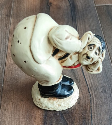 RARE ORIGINAL ANTI-HITLER WW2 TOOTHPICK HOLDER PROPOGANDA NAZI FIGURE ...