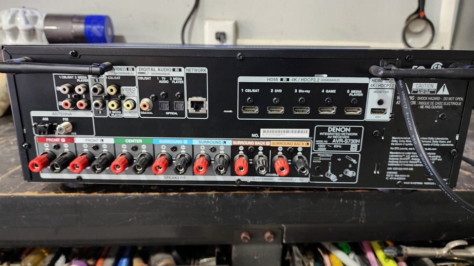 Denon AVR-S730H 7.2-Channel Video Ultra HD 4K/120 Dolby Atmos | eBay