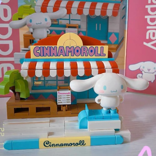 Keepplay Sanrio Cinnamon Roll Summer Coconut Ice House Building Blocks ...