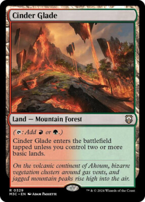RIPPLE FOIL Cinder Glade (Ripple Foil) - Commander: Modern Horizons 3 ...