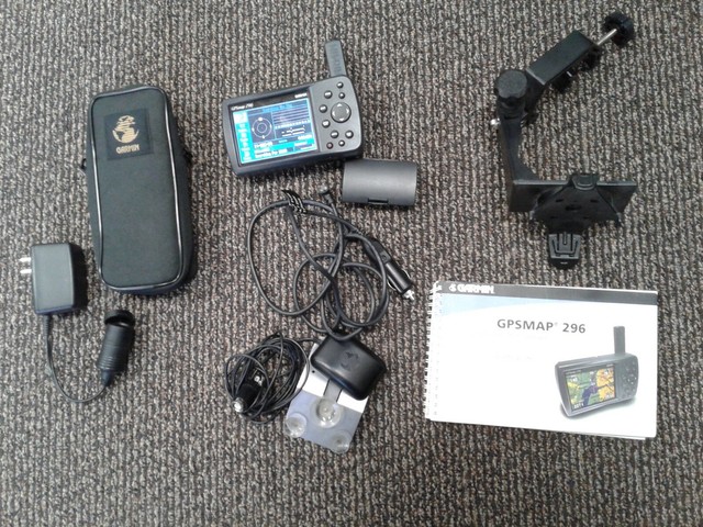 Garmin Gps 296 Color Aviation Pilot Portable Gpsmap Bundle