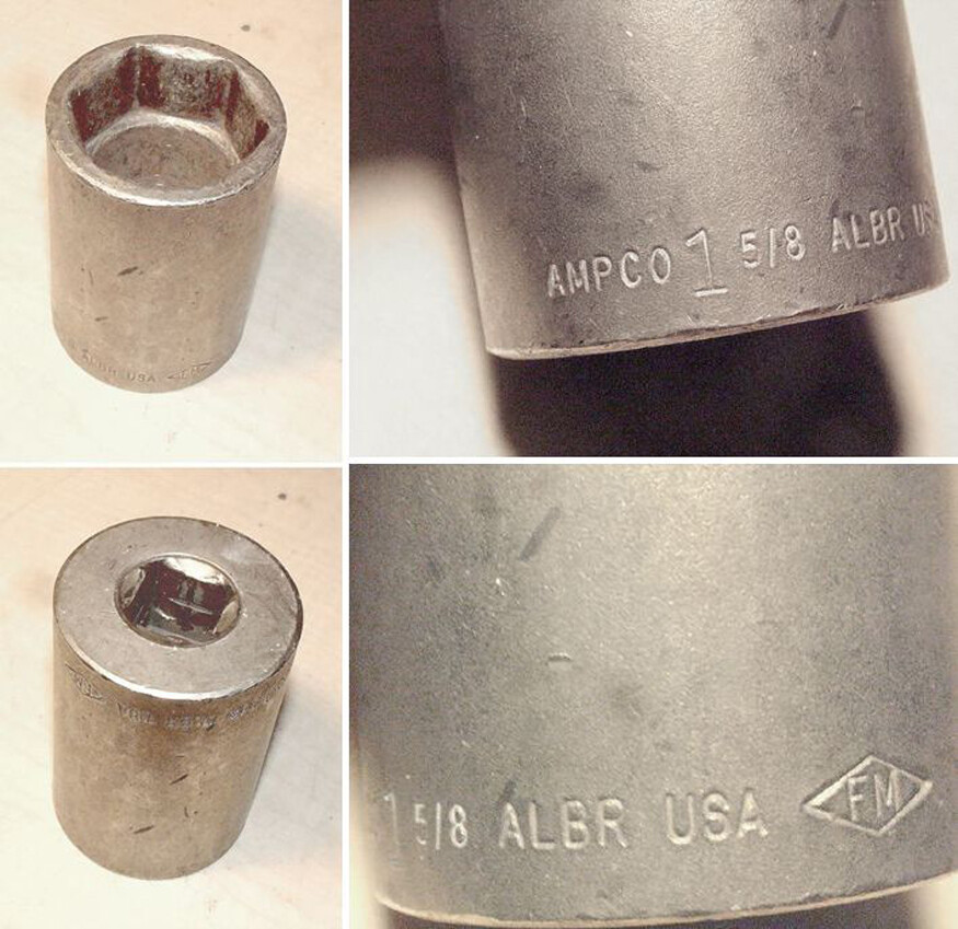 Ampco 1-5/8 ALBR Socket 3/4 Drive Non-Magnetic/Sparking USA | eBay