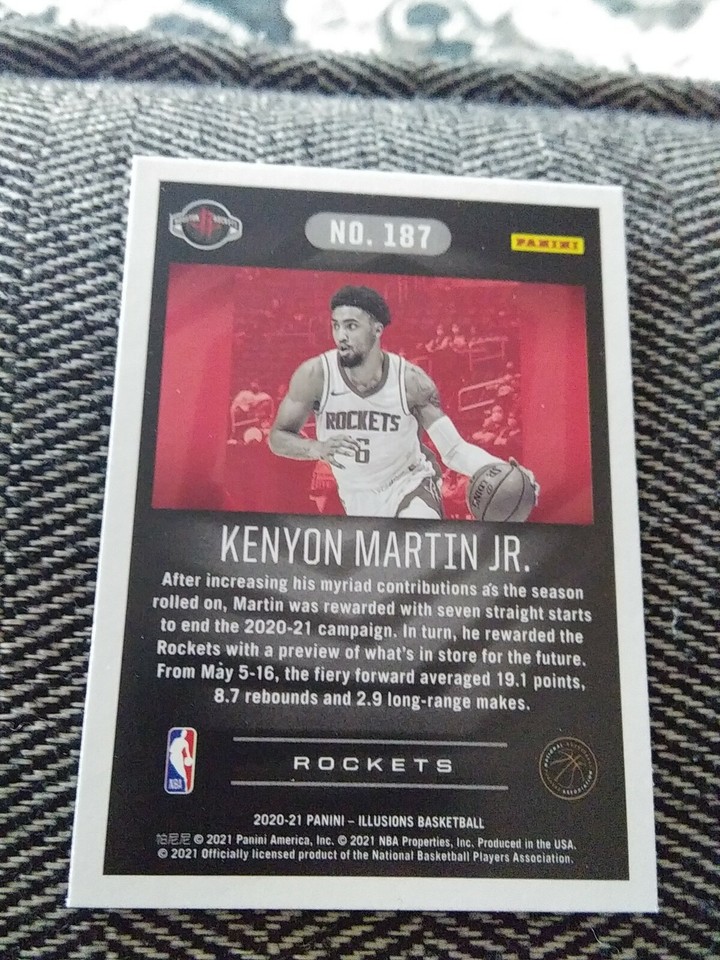 Panini Illusions 2020 Basketball Kenyon Martin Jr. Rookie Card NM #187 ...