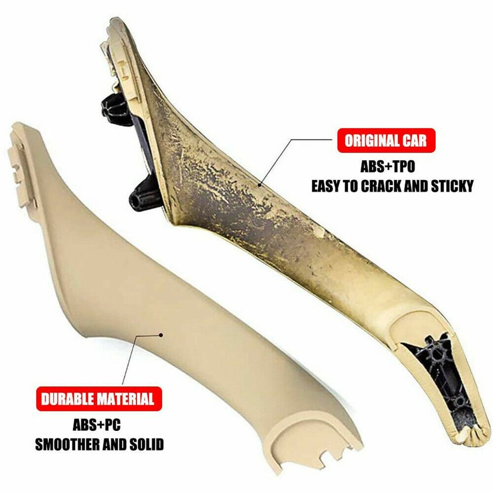7x Cream Inner Door Panel Handle For 10-16 BMW 5-Series F10 F11 F18 ...