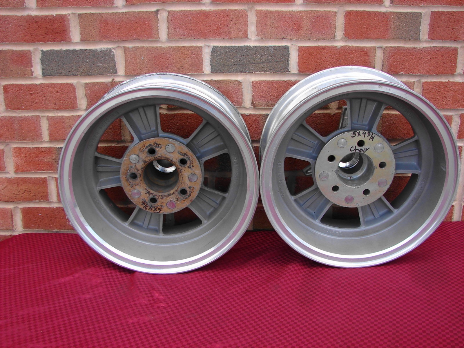 VINTAGE ANSEN AAA KNOCK OFF WHEELS 15 X 6 5X4 3/4 BC | eBay