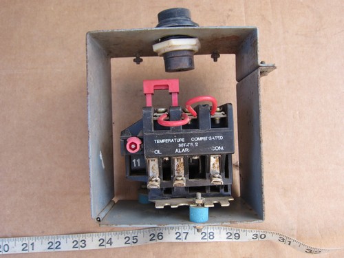 Square D 3P Panel mount Overload Relay w Reset Button, Used | eBay