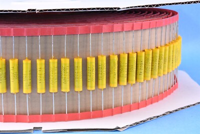 (10) .001 uF µF mF mFD MFD 2KVDC 2000VDC 5% Axial Capacitors Precision ...