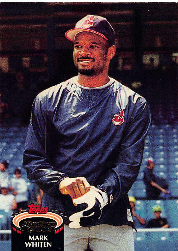 Mark Whiten 1992 Stadium Club 51 Cleveland Indians Baseball Card | eBay