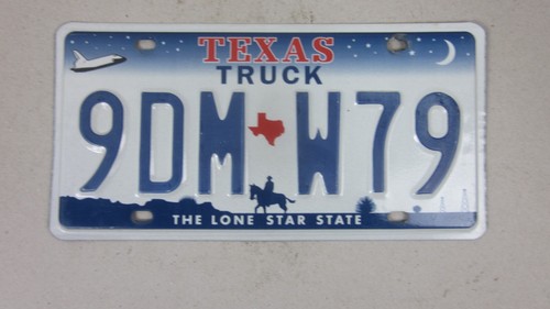 TEXAS SPACE SHUTTLE licence/number plate United States/USA/US/American ...