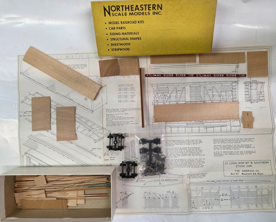1:87 HO scale Northeastern Scale Models freight car kits (14) | eBay