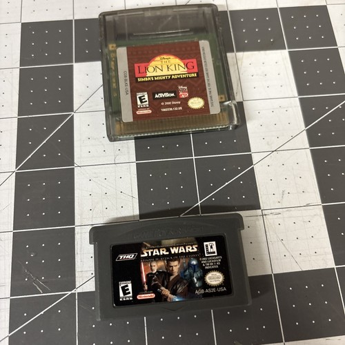 Gameboy Advance/ Color Lot- 2 Games Working Lion King + Star Wars | eBay