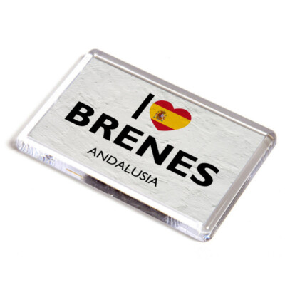 FRIDGE MAGNET - I Love Brenes, Andalusia - Spain | eBay