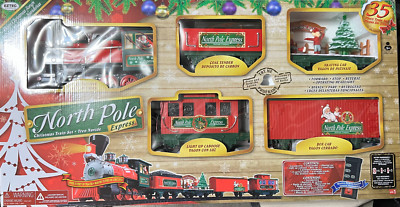 Vintage Eztec North Pole Express - 35 Piece XMas Train Set | eBay
