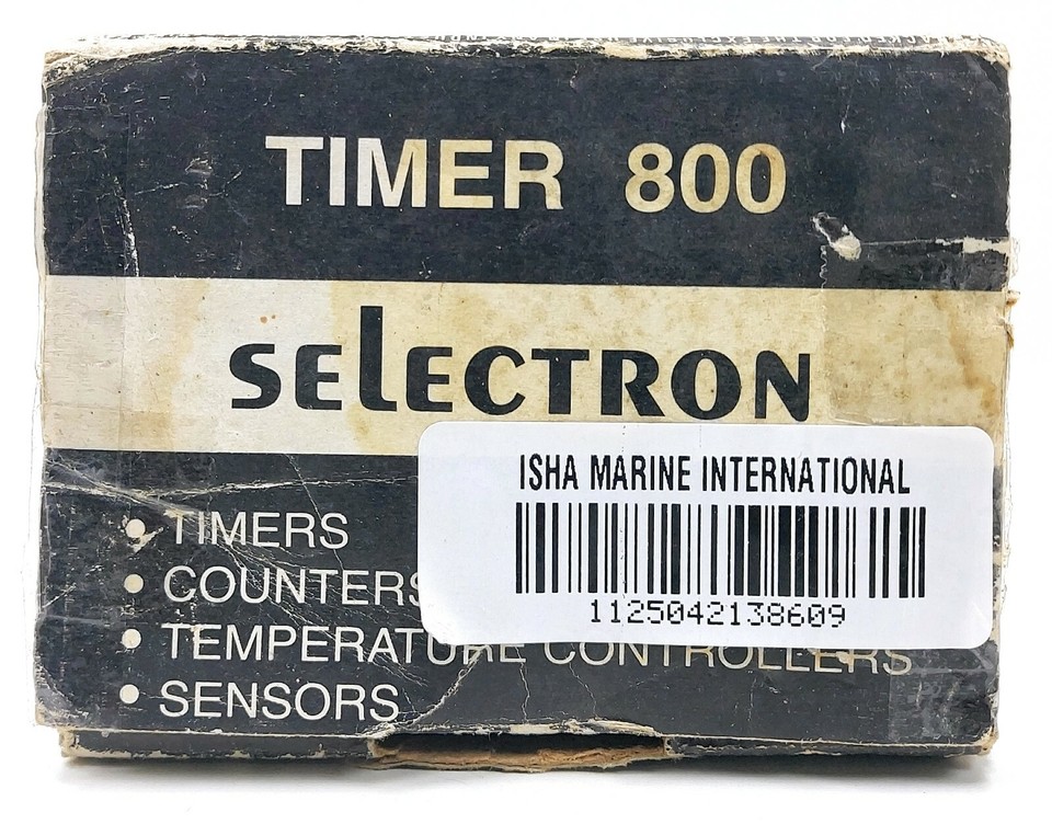 Selectron 800POD-ON-60S Din Rail True Power Off Analog Delay Timer | eBay