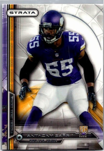 2014 Topps Strata 140 Anthony Barr Minnesota Vikings RC Football Card ...