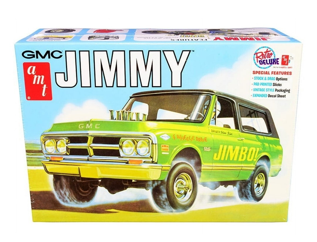 AMT GMC Jimmy 4x4 Truck 1/25 Scale Model Kit 1972 Model AMT1219 ...
