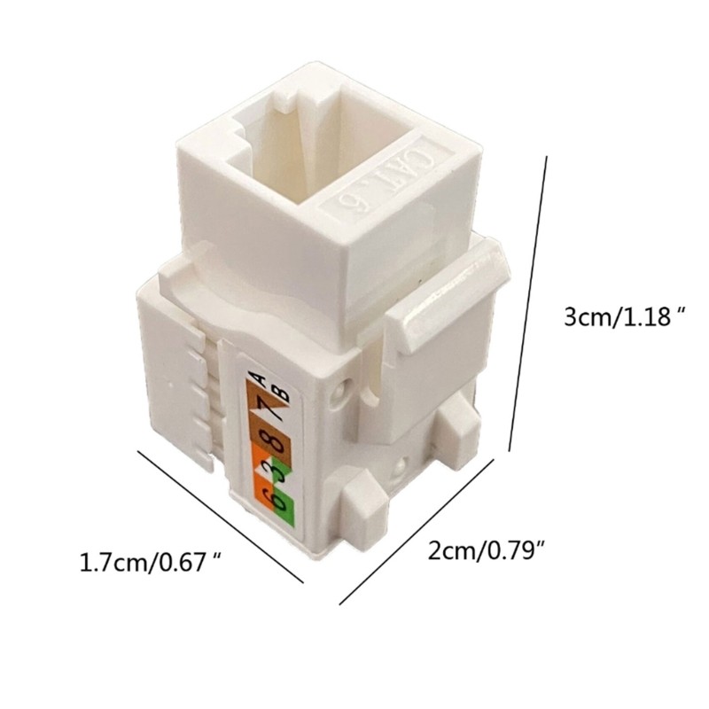 RJ45 Coupler Inline Adapter Keystone, Connector for Cat6 Cable Extender ...